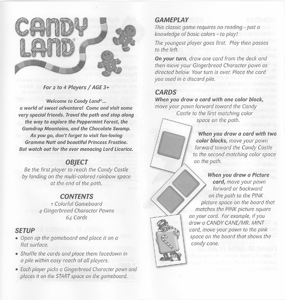 Candyland Board Game Layout