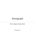 Stenograph New Computer Setup Guide | Manualzz
