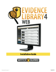 Evidence Library 4 Web Installation Guide | Manualzz