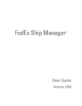 FedEx Ship Manager Installation Guide | Manualzz
