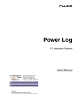 Fluke Power Log 345, 434, 435, 1735 Users Manual | Manualzz