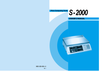 Kilotech S-2000 Owner's Manual | Manualzz