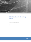 EMC Data Domain Operating System 5.4 Administration Guide | Manualzz