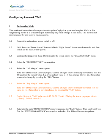 Lexmark T642 Printer Instructions | Manualzz