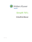 Simplifi 797 CriticalPoint Manual | Manualzz