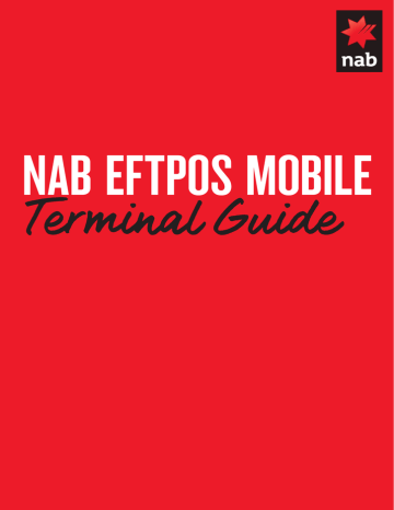 NAB EFTPOS Mobile Terminal Guide | Manualzz