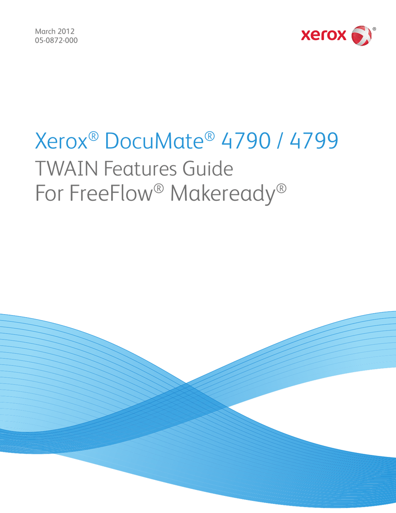 Xerox Xerox DocuMate 4790 Features Manual | Manualzz