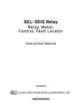 SEL-351S Relay User Manual | AI Chat & PDF Access | Manualzz