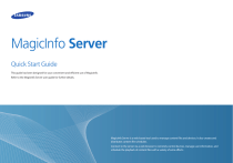 SAMSUNG MagicInfo Server Quick Start Guide | Manualzz