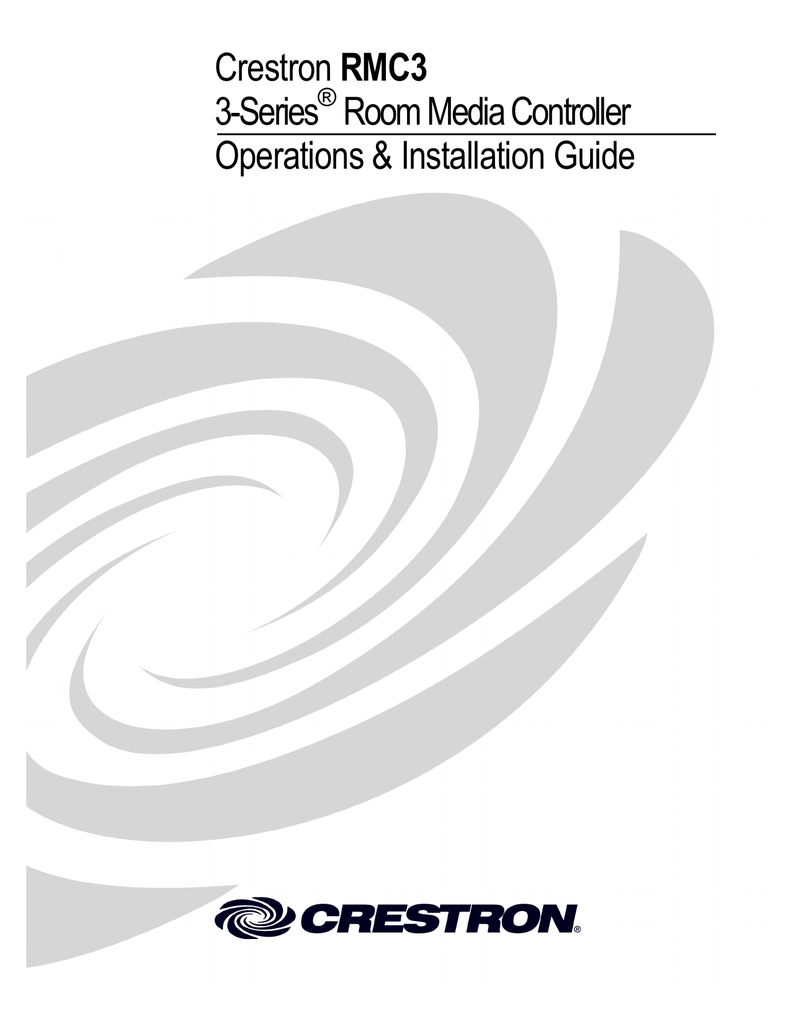 crestron configuration guide