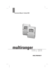 Siemens Milltronics MultiRanger 100, MultiRanger 200 Instruction Manual | Manualzz