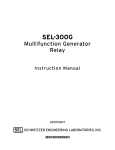 SEL-351S Relay User Manual | AI Chat & PDF Access | Manualzz