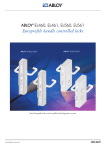 Abloy EL560, EL565 Manual | Manualzz