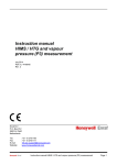 Honeywell Enraf 854 XTG Level Gauge Instruction Manual | Manualzz