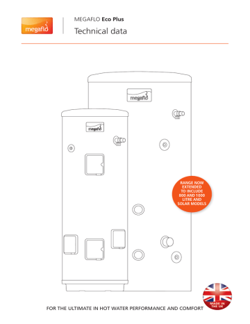 Heatrae Sadia Megaflo Eco Plus Solar 800-1000 Specification | Manualzz