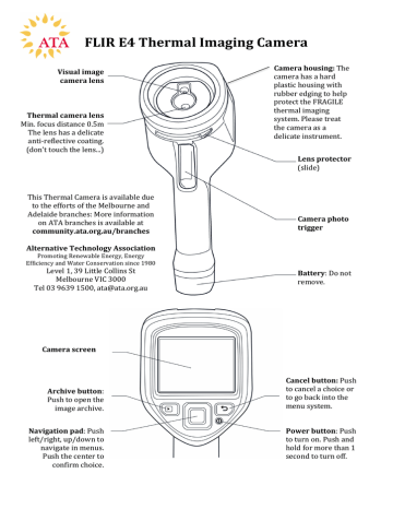 FLIR E4 Thermal Imaging Camera User Manual | Manualzz