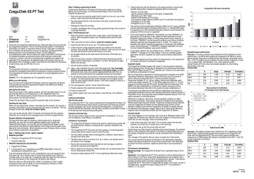 CoaguChek XS PT Test Package Insert | Manualzz