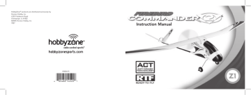 HobbyZone Firebird Commander 2 Instruction manual | Manualzz