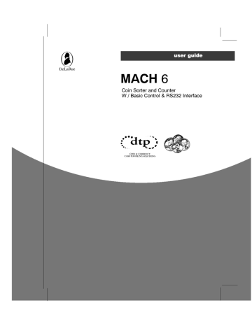 De La Rue Mach 6 User manual | Manualzz