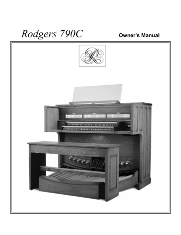 Rodgers 790C Owner's Manual | Manualzz
