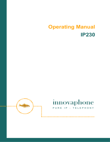 Innovaphone iP230 Operating Manual | Manualzz
