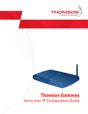 Thomson Gateway Configuration Guide | Manualzz