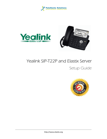 Yealink SIP-T22P Setup Guide | Manualzz
