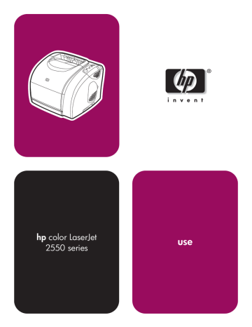 HP Color LaserJet 2550 Printer series User guide | Manualzz