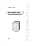 Siemens MultiRanger 100/200 Instruction Manual | Manualzz