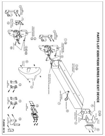 Dormakaba 8300 Parts and Diagram | Manualzz
