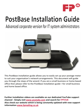FP PostBase Installation manual | Manualzz