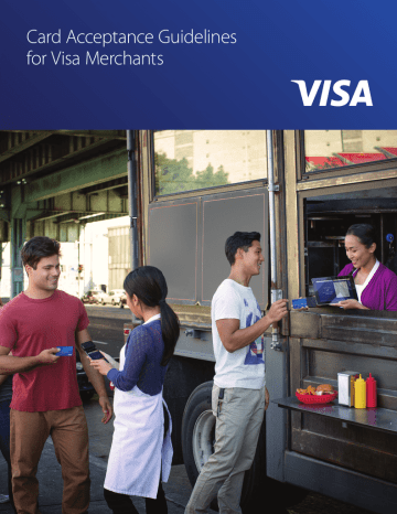 Visa Card Acceptance Guidelines | Manualzz