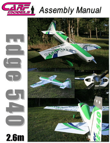 Composite Arf Edge 540 2.6m Assembly Manual | Manualzz