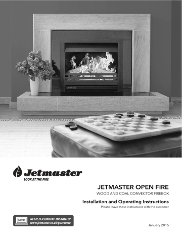 Jetmaster Open Fire installation instructions | Manualzz