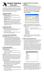 Kestrel 4000 - User manual, instruction manual, Quick Start
