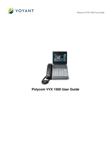 Polycom VVX 1500 User Guide | Manualzz