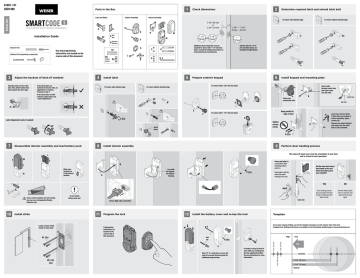 Weiser SmartCode 5 Installation Guide | Manualzz