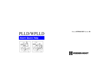 Veeder-Root PLLD/WPLLD Alarm Installation Guide | Manualzz