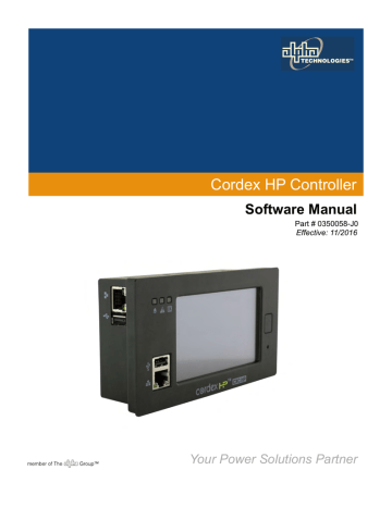 Alpha Cordex CXC HP Owner's Manual | Manualzz