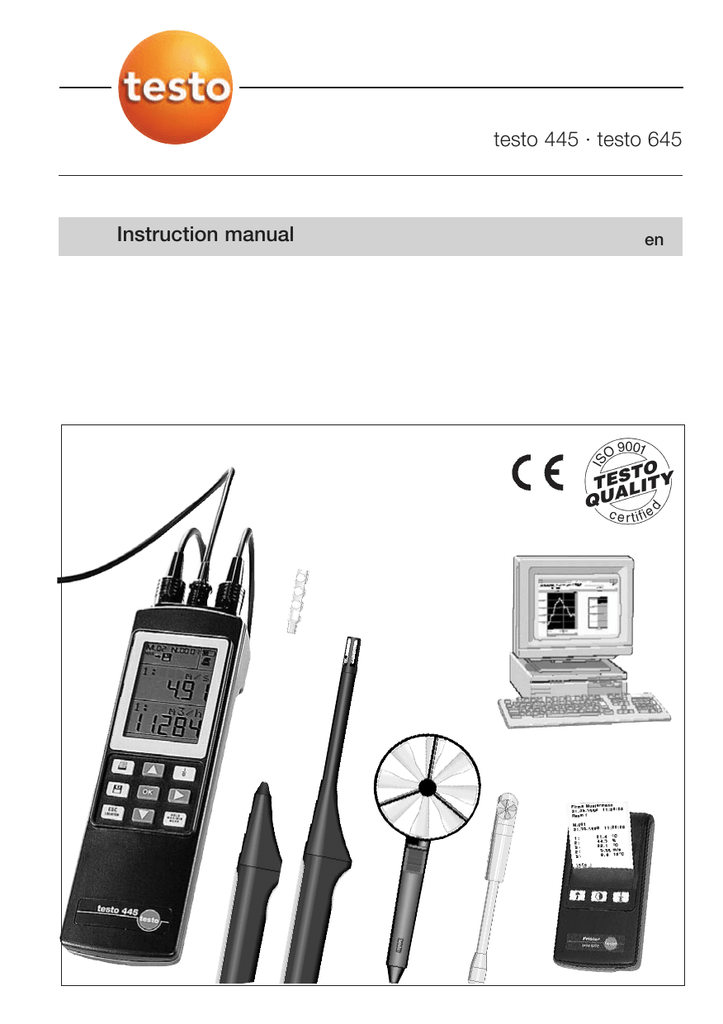 testo 445 | Manualzz
