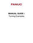 FANUC CNC turning User manual | Manualzz