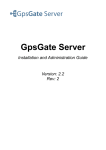 Franson GpsGate 1.03 User's Guide | Manualzz
