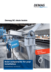 Demag DC Chain Hoist Manual: AI Chat & PDF Download | Manualzz