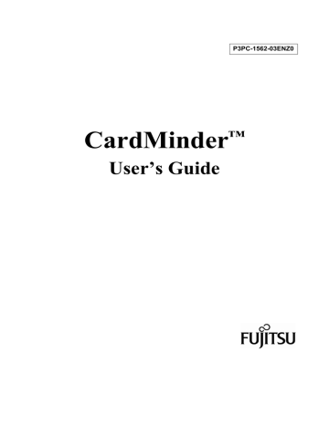 CardMinder User’s Guide | Manualzz