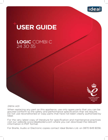 Ideal Logic Combi C User Guide | Manualzz