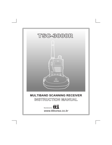 TTI TSC-3000R Instruction manual | Manualzz
