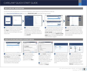 CareLink Quick Start Guide | Manualzz