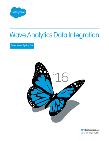 Wave Analytics Data Integration User Guide | Manualzz