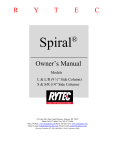RYTEC System 4 Installation & Owner's Manual | Manualzz
