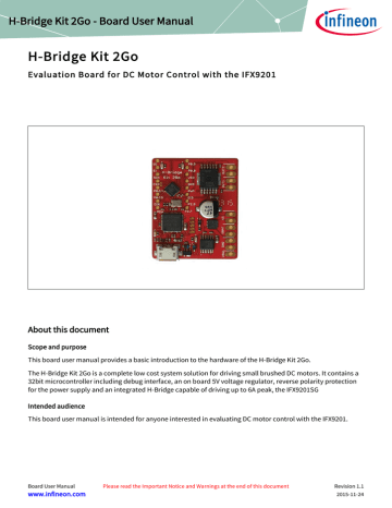 H-Bridge Kit 2Go Board User Manual | Manualzz